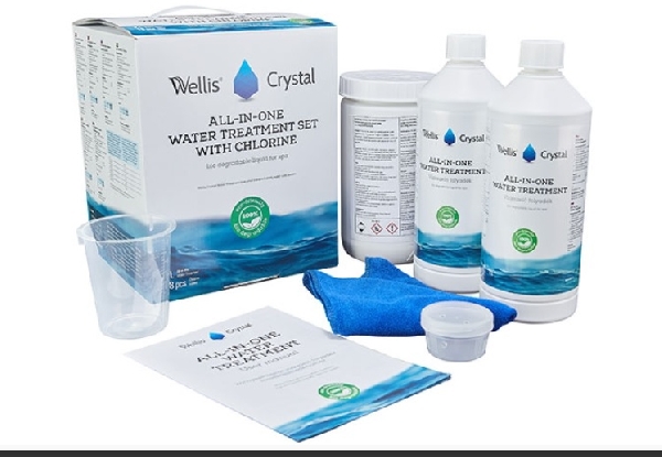 Wellis Crystal vegyszercsomag jakuzzik masszázsmedencék vizének ...